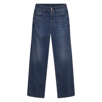 Brunello Cucinelli Zeitgem&auml;&szlig;e lockere Jeans - - Jeans - Damen - Blau - M