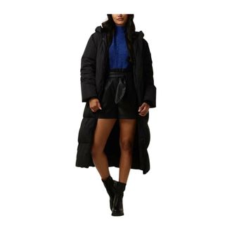 Y.A.S Yasirima Ls Long Down Coat S. Noos - - Coats - Damen - Schwarzk - L