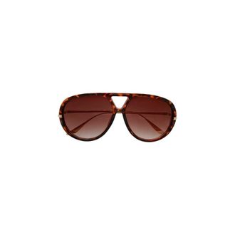 Dansk Copenhagen Lunettes de soleil aviateur avec protection Uv400 - unisex - Accessoires - Brun - Taille: ONE Size