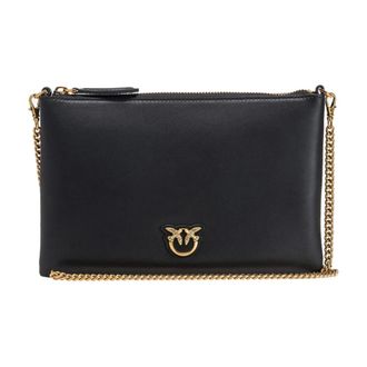 Pinko Pinko, Femme, Sacs, Noir, Taille: ONE Size Classic Flat Love Bag Simply