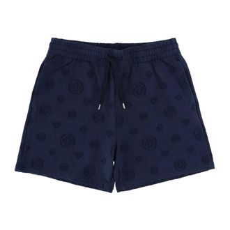 Casablanca Applique Monogram Sweatshort - - Shorts - Herren - Blau - XL