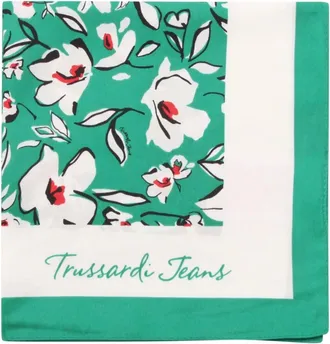 Trussardi Femme, Accessoires, Multicolore, Taille: ONE Size Foulard Jeans