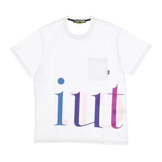 Iuter Iuter, Homme, Tops, Blanc, Taille: L T-shirt Blanc &agrave; Poche