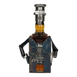 Metalika Whiskey Flaschenhalter Polizist 15x17x11 cm, Alkoholst&auml;nder, Metallm&auml;nnchen, Handarbeit, Handmade, Stahlfigur, Geschenkidee, Handgefertigte Dekorative
