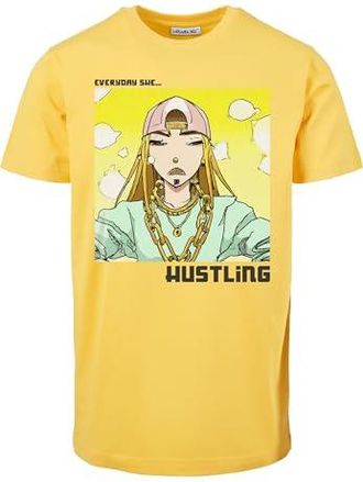 Mister Tee T-Shirt Everyday She Hustling, Taxi Yellow., L