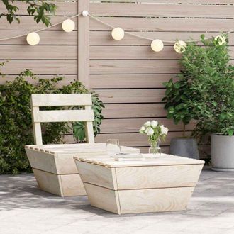 vidaXL 2-tlg. Garten-Lounge-Set Impr&auml;gniertes Fichtenholz - Vidaxl