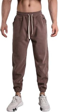 Generic Jogging Homme Pantalon Jogging Homme Pantalon Survetement Homme Confortable Classique - Sweatpants Automne Hiver Homme Ample 9/10 - Respirant pour Fit