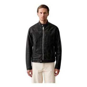 Karl Lagerfeld Homme, Vestes, Noir, Taille: L Veste Biker