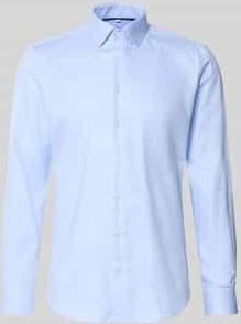 Jake*s Slim Fit Businesshemd aus reiner Baumwolle