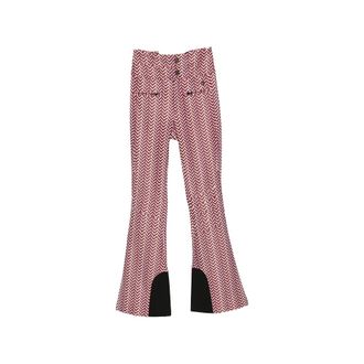 Perfect Moment Chevron Flare Hose - - Sport - Damen - Rot - XS