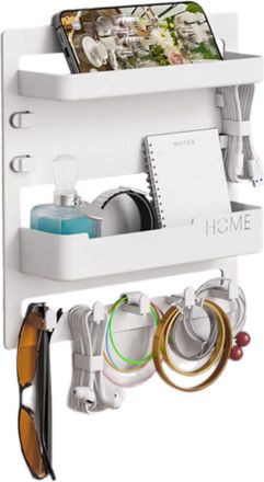 Generic Wandveranstalter - Bedside Floating Mount, Kabelclip Tray | Hook Panel, Slim Storage, selbstklebende Regalhalter mit Konsole f&uuml;r Wohnung, Lounge, Schl