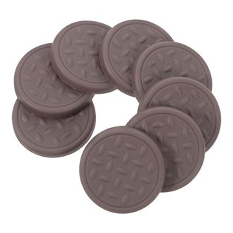 Hemobllo Silikon M&ouml;beluntersetzer 30mm Rund rutschfeste Stuhlradstopper Langlebige Bodenschutz Pads f&uuml;r Haushaltsm&ouml;bel und B&uuml;rost&uuml;hle Austauschbare M&ouml;belgleite