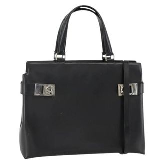 Ferragamo Sac &agrave; main Pre-owned - Femme - Pre-owned - Noir - Taille: ONE Size