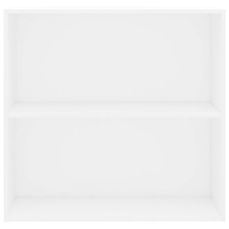 Generic Aufbewahrungs-B&uuml;cherregal, Vertikaler Offener Regal-Organizer, B&uuml;cherregal aus Holzwerkstoff f&uuml;r Wohnzimmer, Schlafzimmer, B&uuml;ro (Wei&szlig; 07)