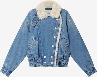 Isabel Marant Veste Valineo En Denim - Femme - Bleu - Taille34 - Isabel Marant