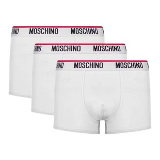 Moschino Trunk Cotton Stretch 3PK - - Underwear - Herren - Wei&szlig; - 2XL
