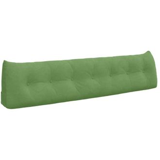 vidaXL vidaXL Coussin de Dos Vert clair 200 x 24 x 50 cm Velours