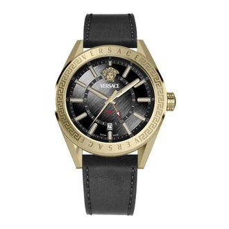 Versace V-Code GMT 42Mm - - Accessories - Herren - Gelb - ONE SIZE