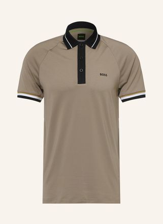 HUGO BOSS Funktions-Poloshirt Toc Court Slim Fit beige