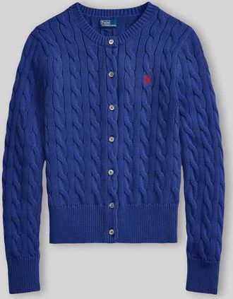 Polo Ralph Lauren Slim Fit Strickjacke aus reiner Baumwolle