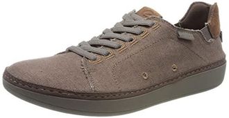 Clarks Homme Higley Lace Basket, Brown Canvas, 42.5 EU
