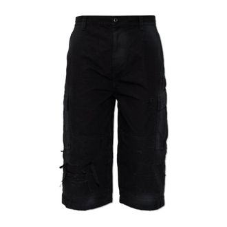 Balenciaga Cropped Cargohose - - Shorts - Herren - Schwarzk - L