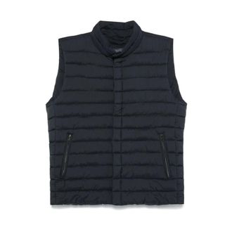 Herno Homme, Vestes, Bleu, Taille: 5XL Gilet Matelass&eacute; Bleu Nuit