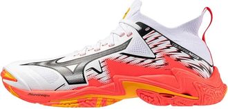 Mizuno Homme, Sport, Blanc, Taille: 46 1/2 EU Wave Lightning Neo 3