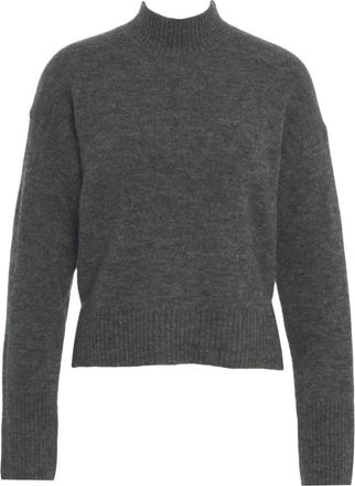 Kaos Kaos, Femme, Pulls, Gris, Taille: 38 FR Pull à col roulé
