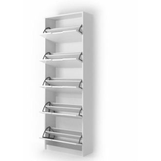 Vicco Schuhschrank Luca, Wei&szlig;, 59 x 169 cm 5 F&auml;cher Vicco