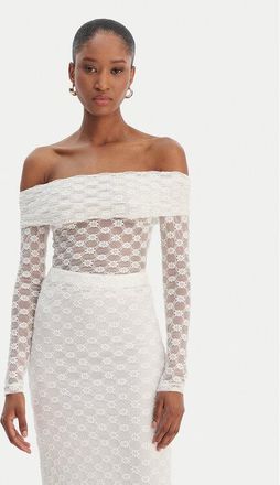 Bardot Bardot Bluse 59742TB Wei&szlig; Regular Fit