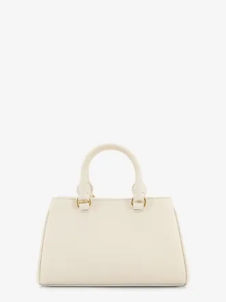 Valentino Garavani Womens Mini Leather Handbag Vlogo Signature White Handbags Hand Bags