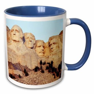 Generic Teetassen Mit Henkel Kaffeebecher 330Ml, Mount Rushmore Memorial, Keystone, South Dakota, Usa Keramik Tasse Keramik Für Männer Frauen Muttertag