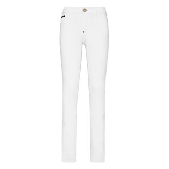 Philipp Plein Damen, Jeans, Wei&szlig;, W30Gr&ouml;&szlig;e