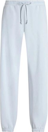 Dolce & Gabbana Fleece-Hose mit Stickerei - - Trousers - Damen - Blau - M