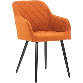 Clp Chaise de restauration pr&eacute;sidentielle avec rev&ecirc;tement bord&eacute; de diff&eacute;rentes couleurs tissus colore : Orange