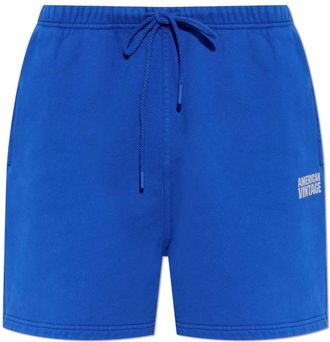 American Vintage Homme, Shorts, Bleu, Taille: XL Plizzy Sweat Shorts