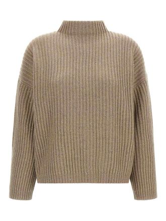 Brunello Cucinelli Rundhalspullover - Beige