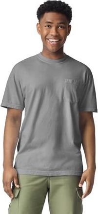 Comfort Colors Short Sleeve Pocket Tee, Style G6030 T-Shirt, Gris, 3XL (Lot de 12) Homme