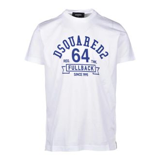 Dsquared2 Herren, Oberteile, Wei&szlig;, LGr&ouml;&szlig;e