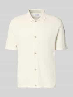 Jack & Jones Regular Fit Freizeithemd mit Polokragen und Knopfleiste