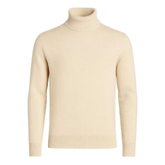 Paolo Pecora Doppelter Rollkragenpullover - - Knitwear - Herren - Beige - XL