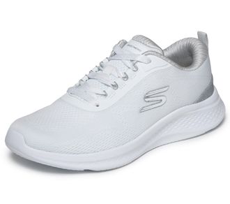 Skechers Sneaker SKECHERS SKECH-LITE PRO 2.0, Damen, Gr. 36, wei&szlig;, Textil, Glitzer, Schuhe Sneaker, Schn&uuml;rschuh, Freizeitschuh mit Memory Foam