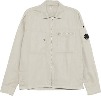 C.P. Company C.p. Company, Homme, Vestes, Gris, Taille: M Zipped Lens Jacket