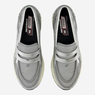 New Balance Unisex Sneakers Silver Mesh Trainers