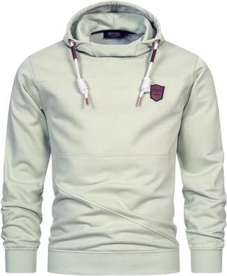 Indicode Hommes Meza Hoodie | Sweat &agrave; Capuche Sea Foam L