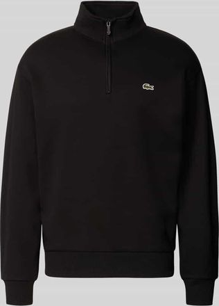 Lacoste Regular Fit Troyer aus Baumwoll-Mix