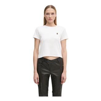 A Bathing Ape One Point Mini T-Shirt - - Tops - Damen - Wei&szlig; - L