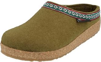 Haflinger Chaussons Mixte Adulte Grizzly Franzl 711001, Pointure:43 EU, La Couleur:Vert