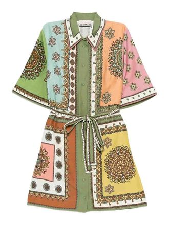 Alemais Robe Courte - Multicolore